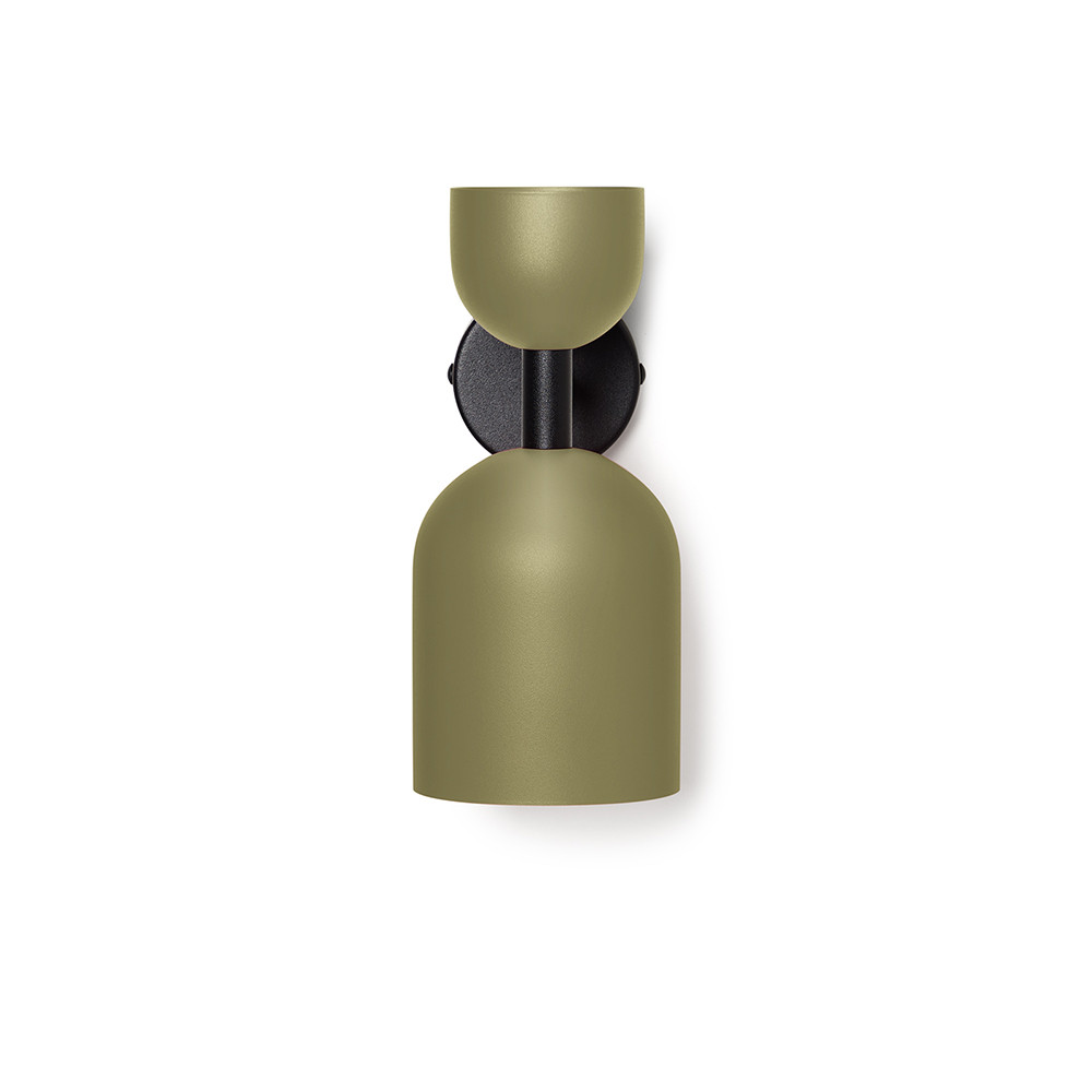 SUPURU W oliwkowa regulowana lampa ścienna / kinkiet z czarną rurką ...